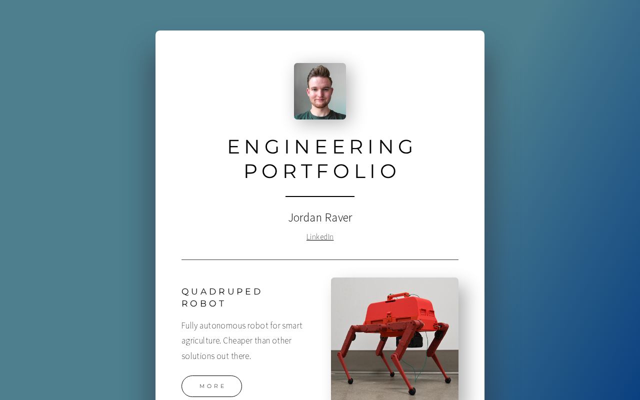 Jordan Raver's Portfolio